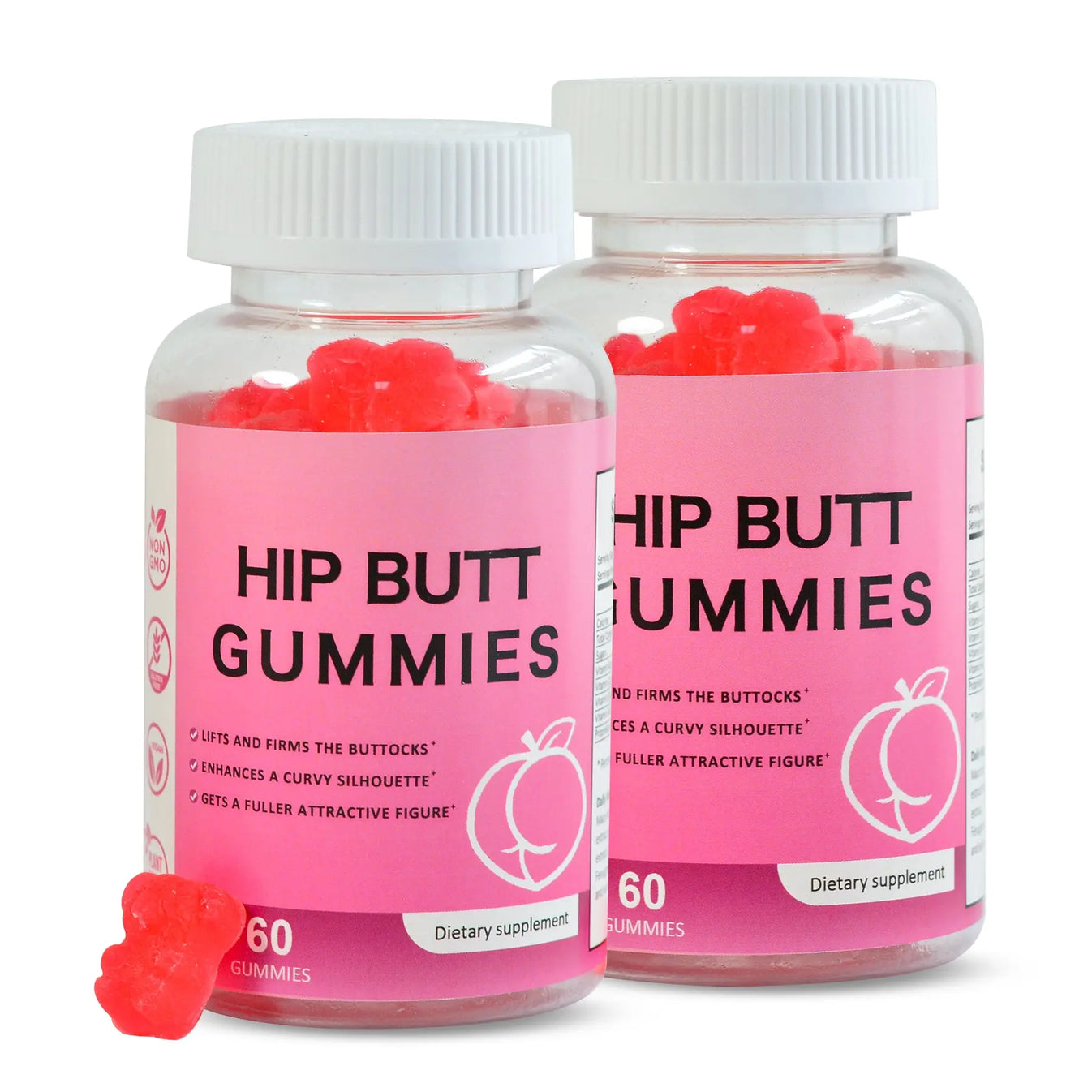 Hip Butt Gummies - Support the growth of bum, Achieve a pear shape ...